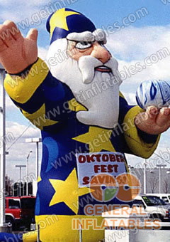 Wizard inflatable cartoon, get the magic power for your advertising ...