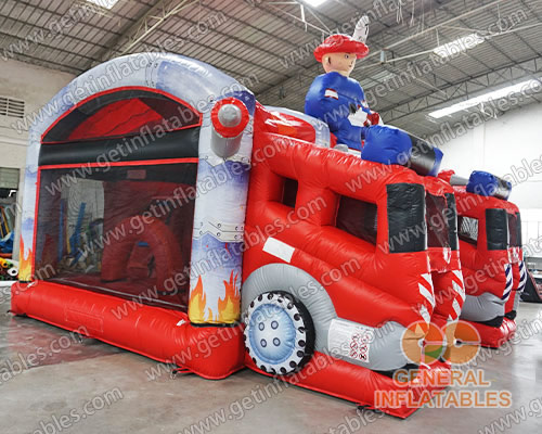 Firefighter Bouncy Combo | Inflatable Combos | Products | Getinflatables