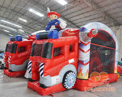 Firefighter Bouncy Combo | Inflatable Combos | Products | Getinflatables