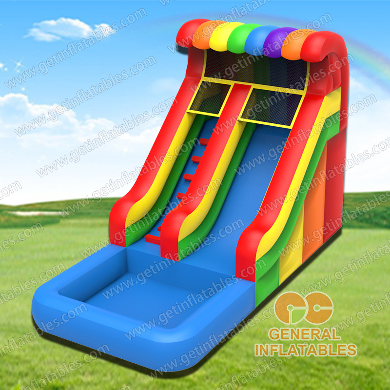 Rainbow water slide | Inflatable Water Slides | Products | Getinflatables